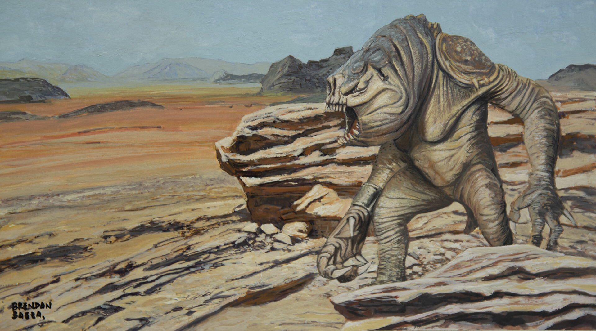 ArtStation - Cómo pintar el rancor de star wars. How to paint the star ...