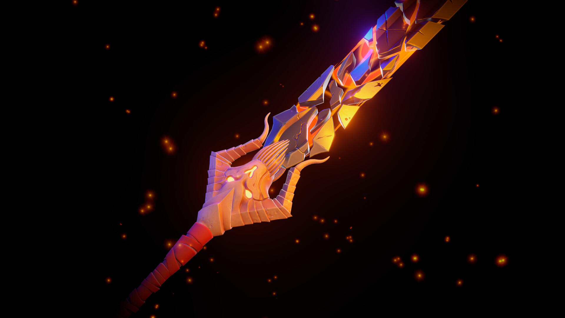 ArtStation - Demonic soul blade