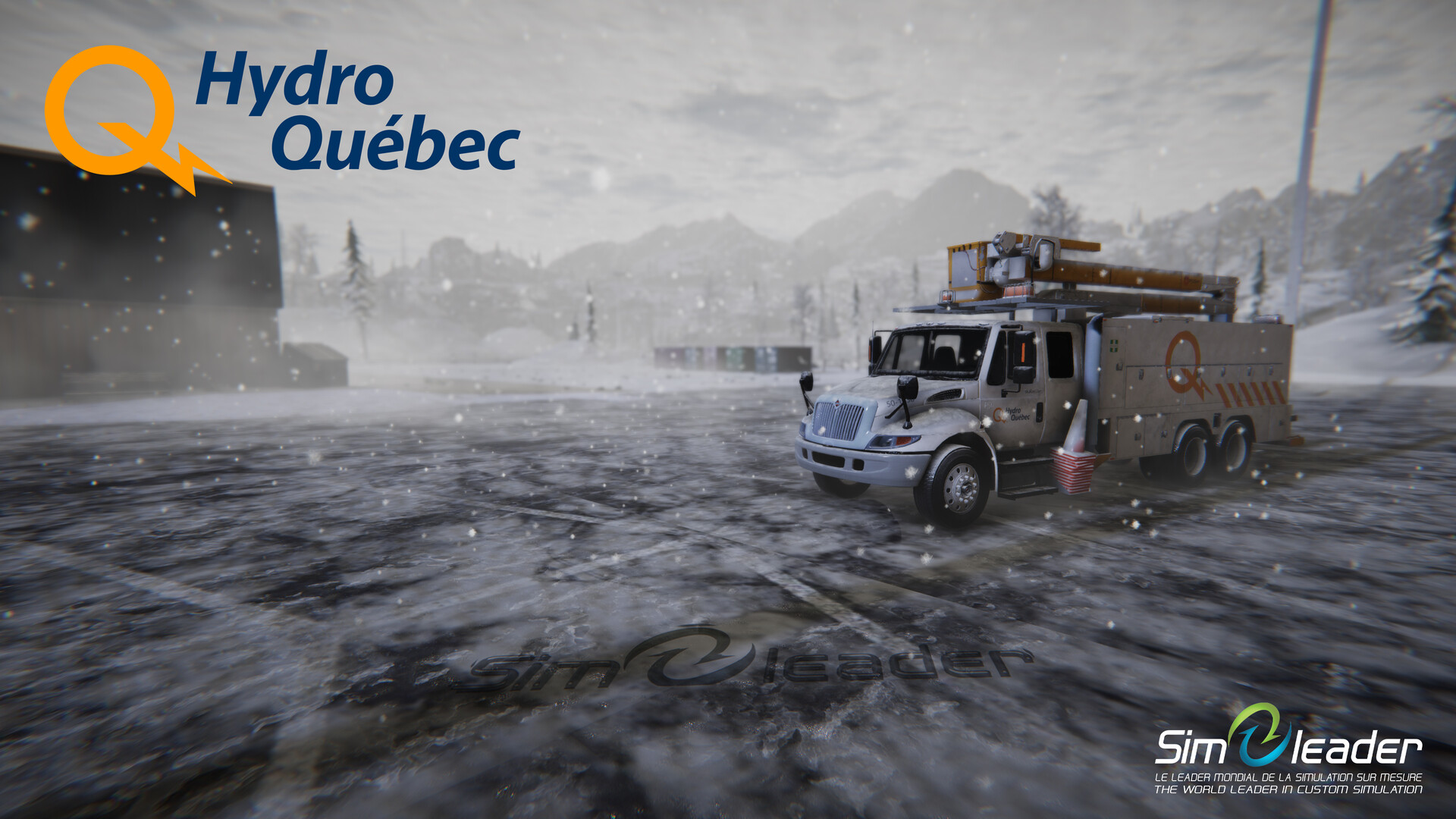 ArtStation - 3D Model - Hydro Quebec Truck