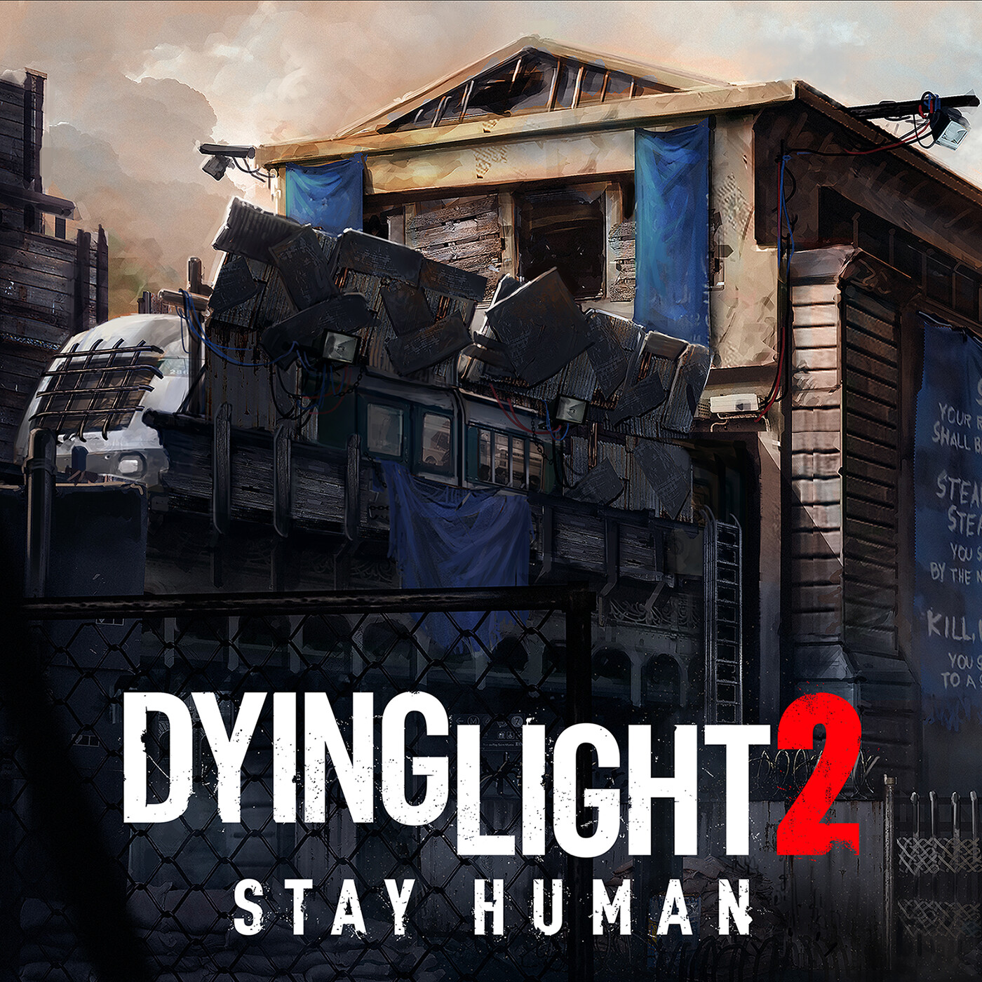 ArtStation - Dying Light 2 - PeaceKeepers train station outpost