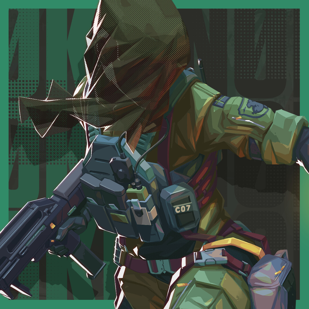 ArtStation - R6 Siege x Valorant Fanart - Nøkk