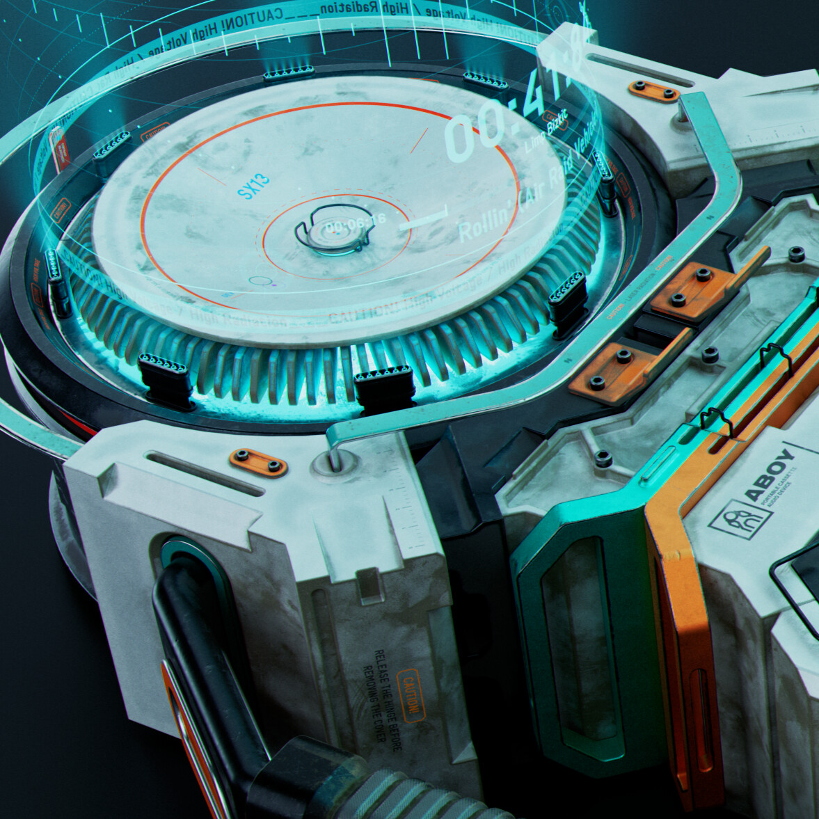 ArtStation - Random Assets #8 — ABOY Portable Cassette Audio Device