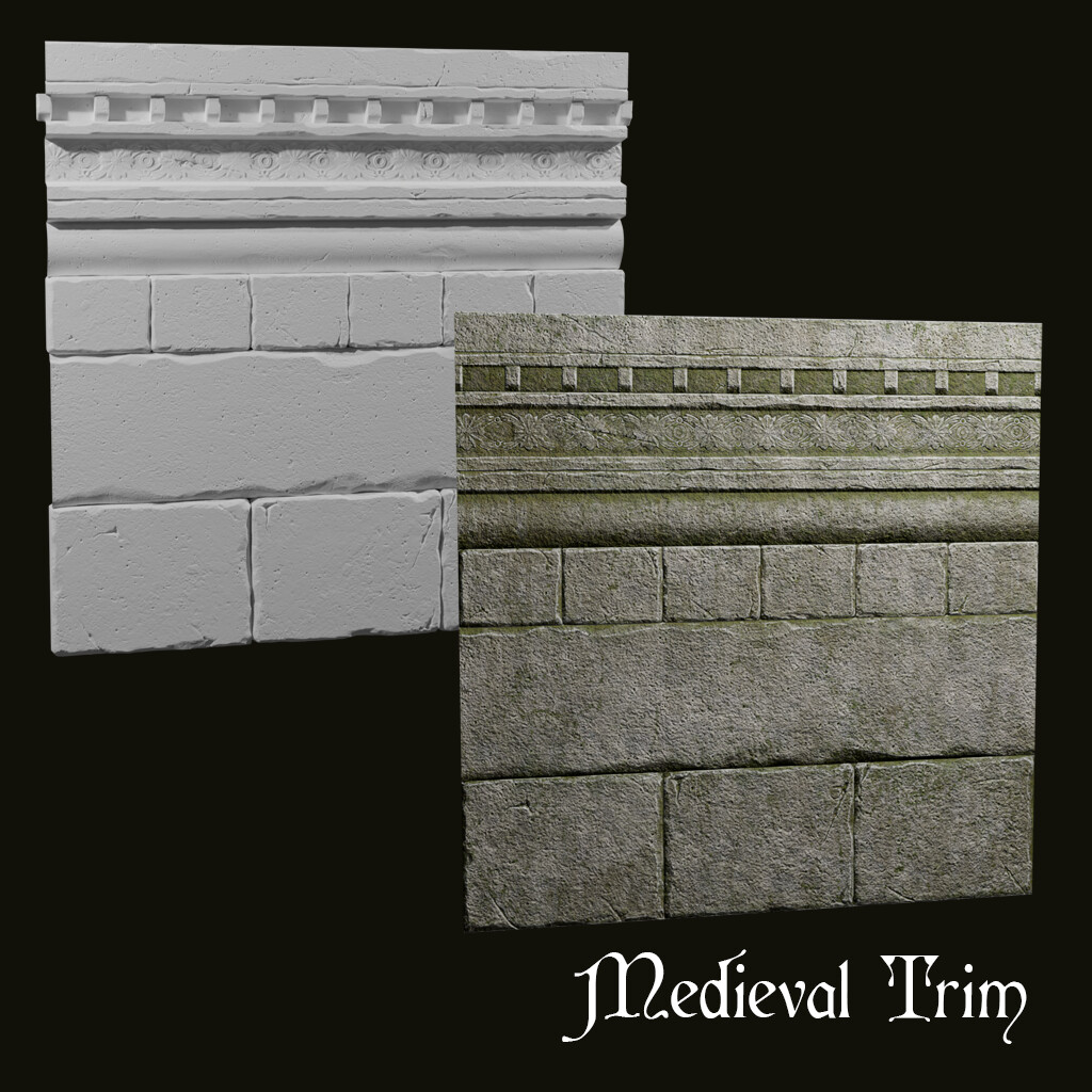 ArtStation - Medieval Trim