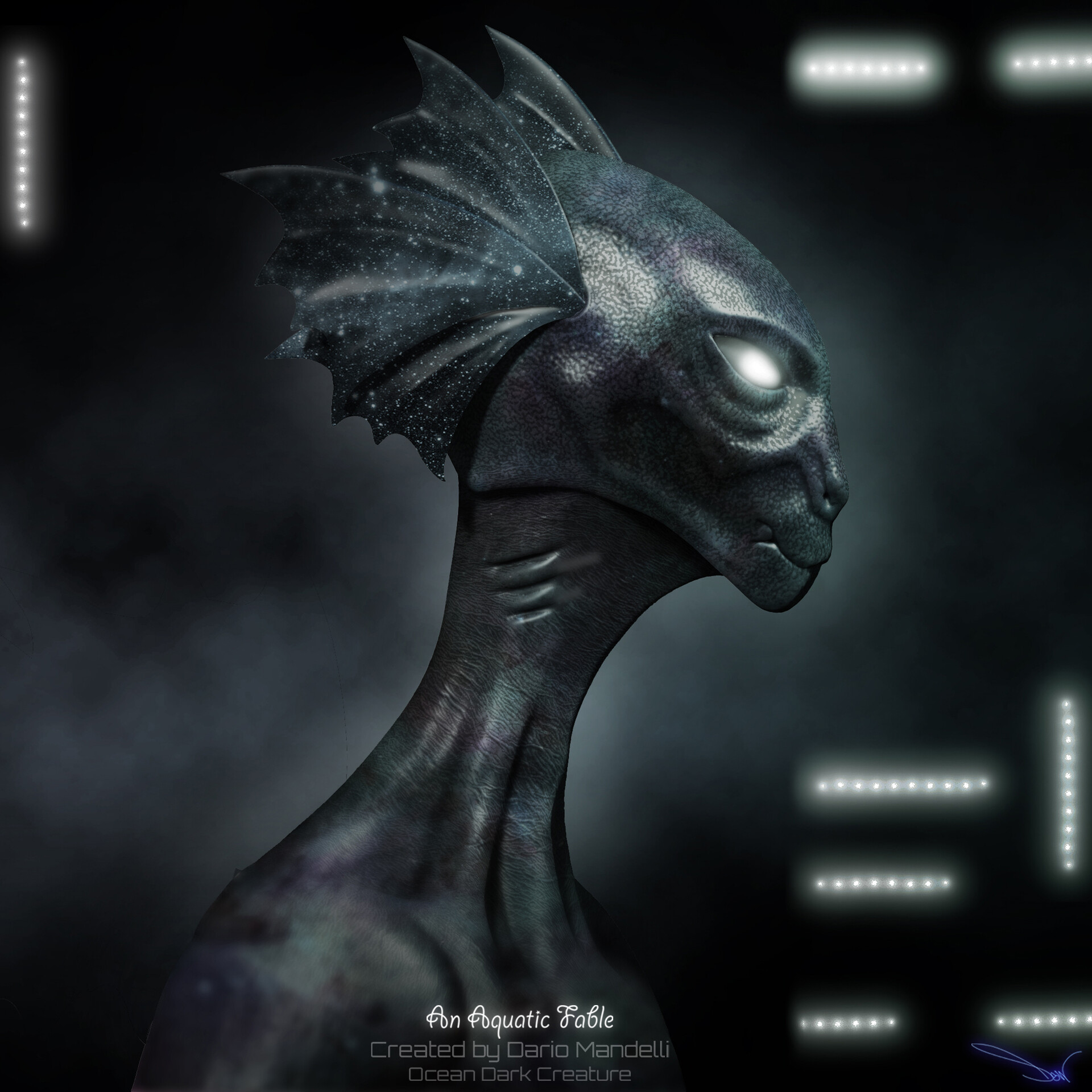 ArtStation - Aquatic Dark Creature