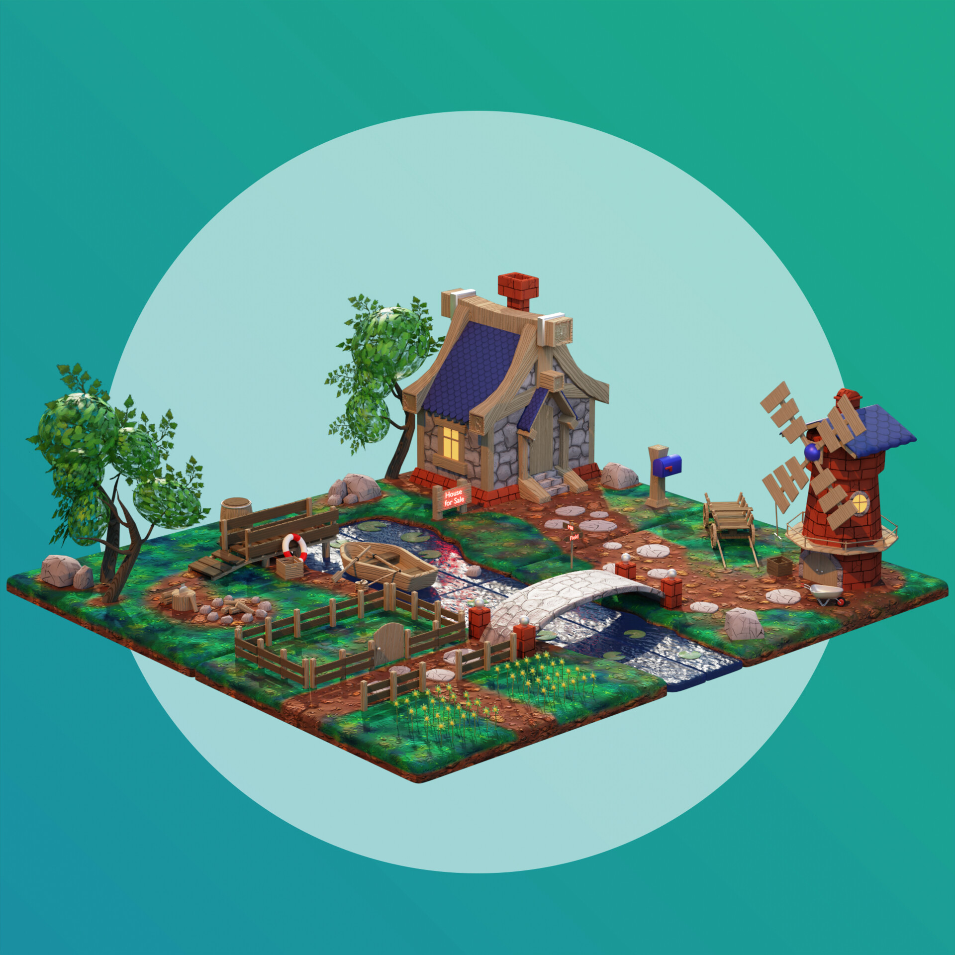 ArtStation - Lazy Farm