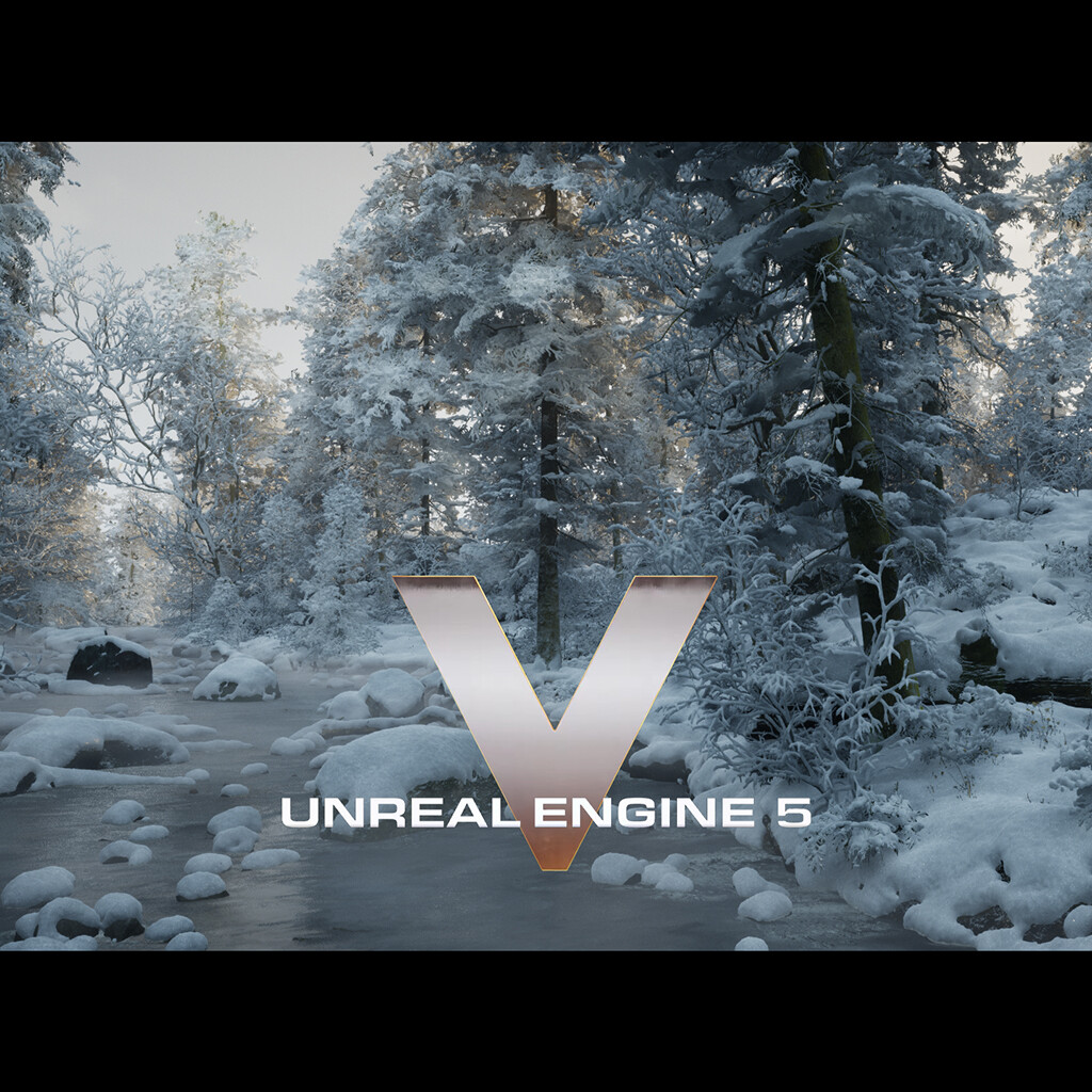 ArtStation - UE5 Winter snow and ice