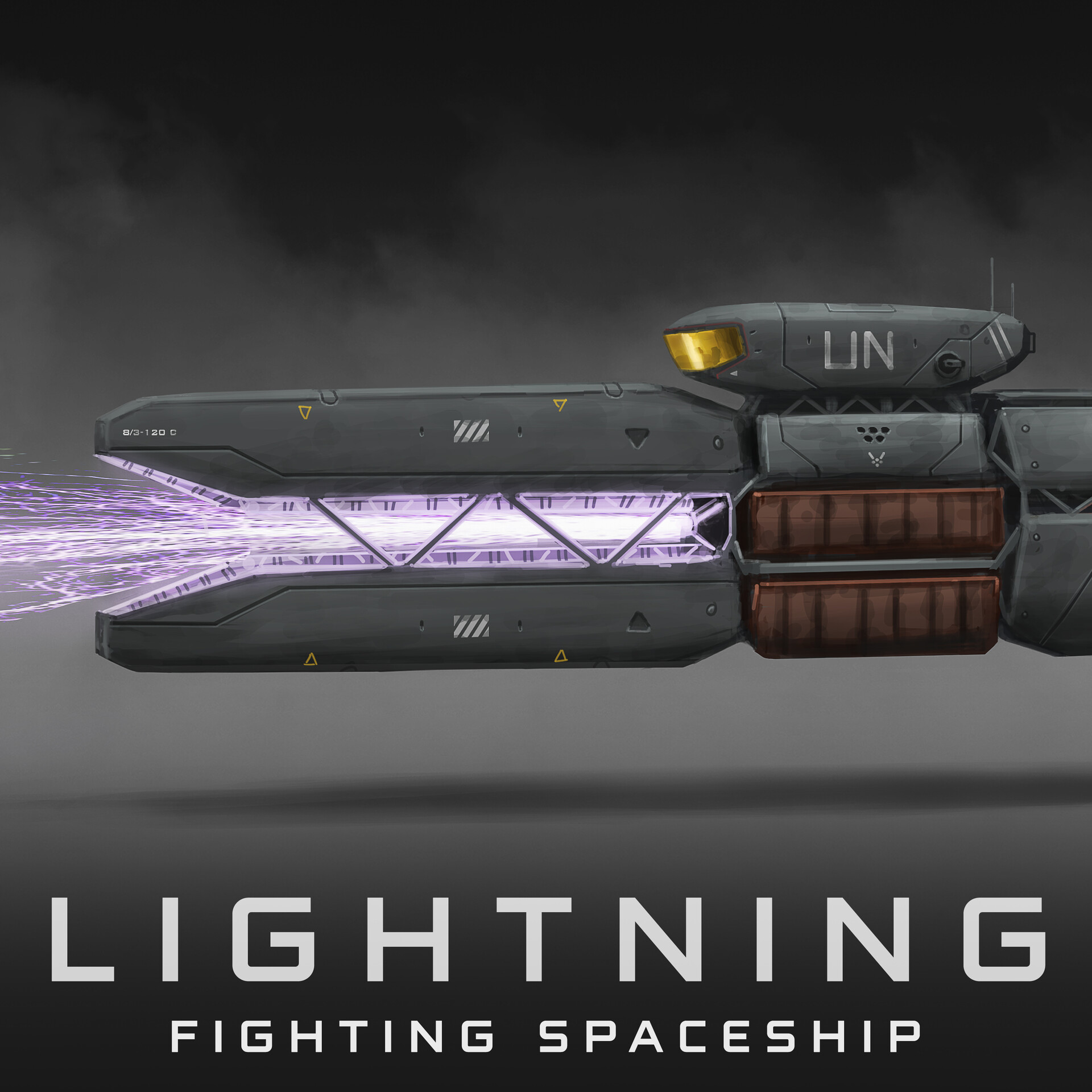 ArtStation - Lightning Spaceship