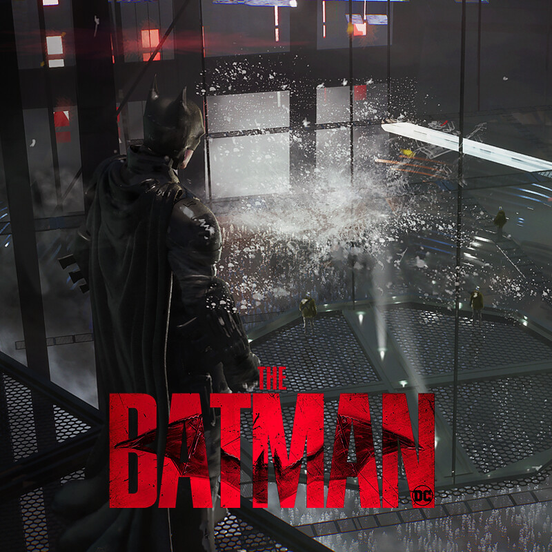 ArtStation - Attack on Gotham Square | The Batman Concept Art