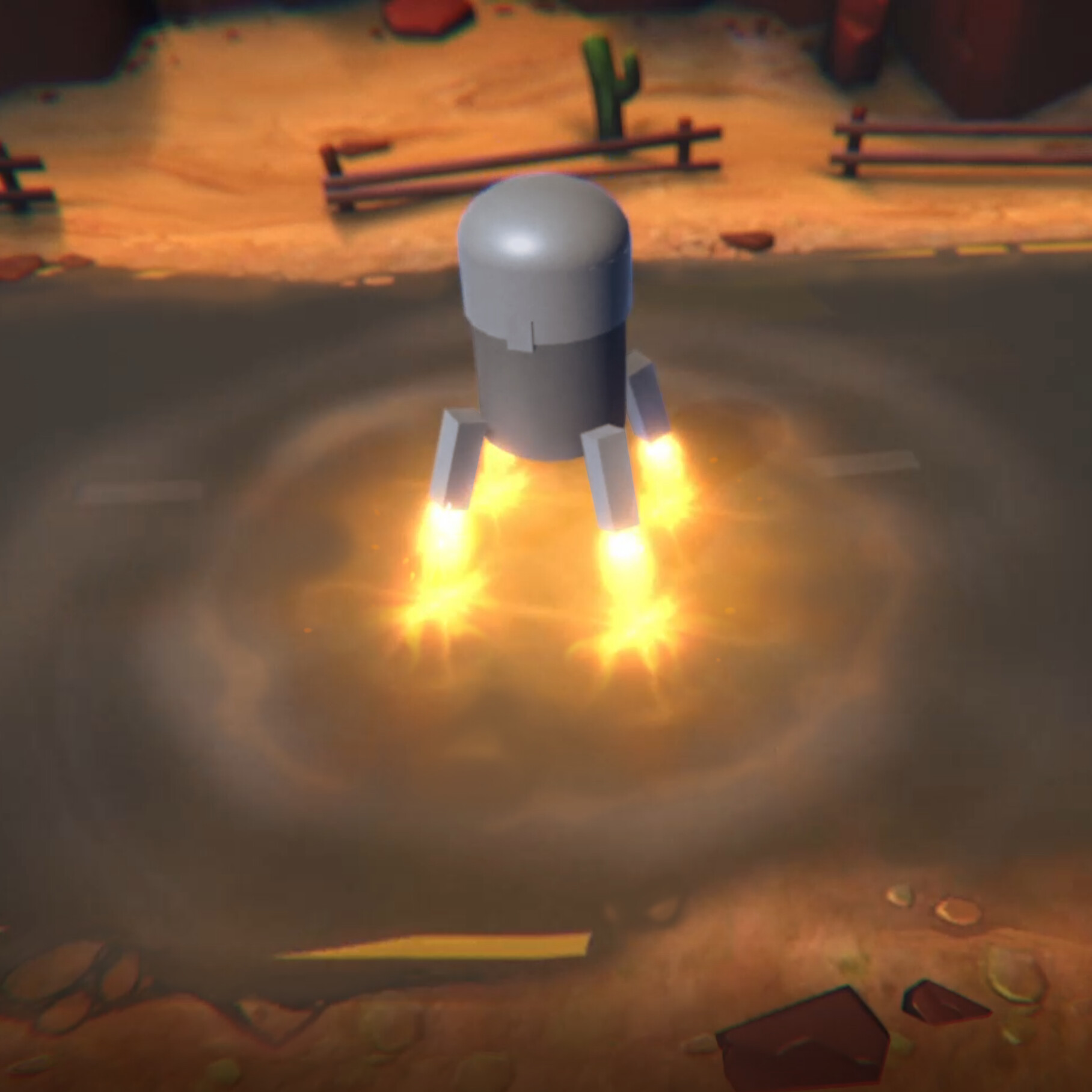 ArtStation - VFX drone landing