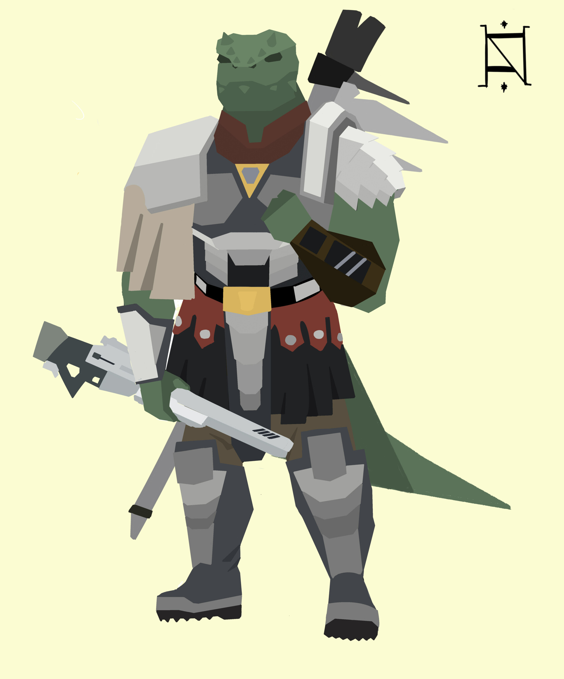 ArtStation - Vesk Soldier