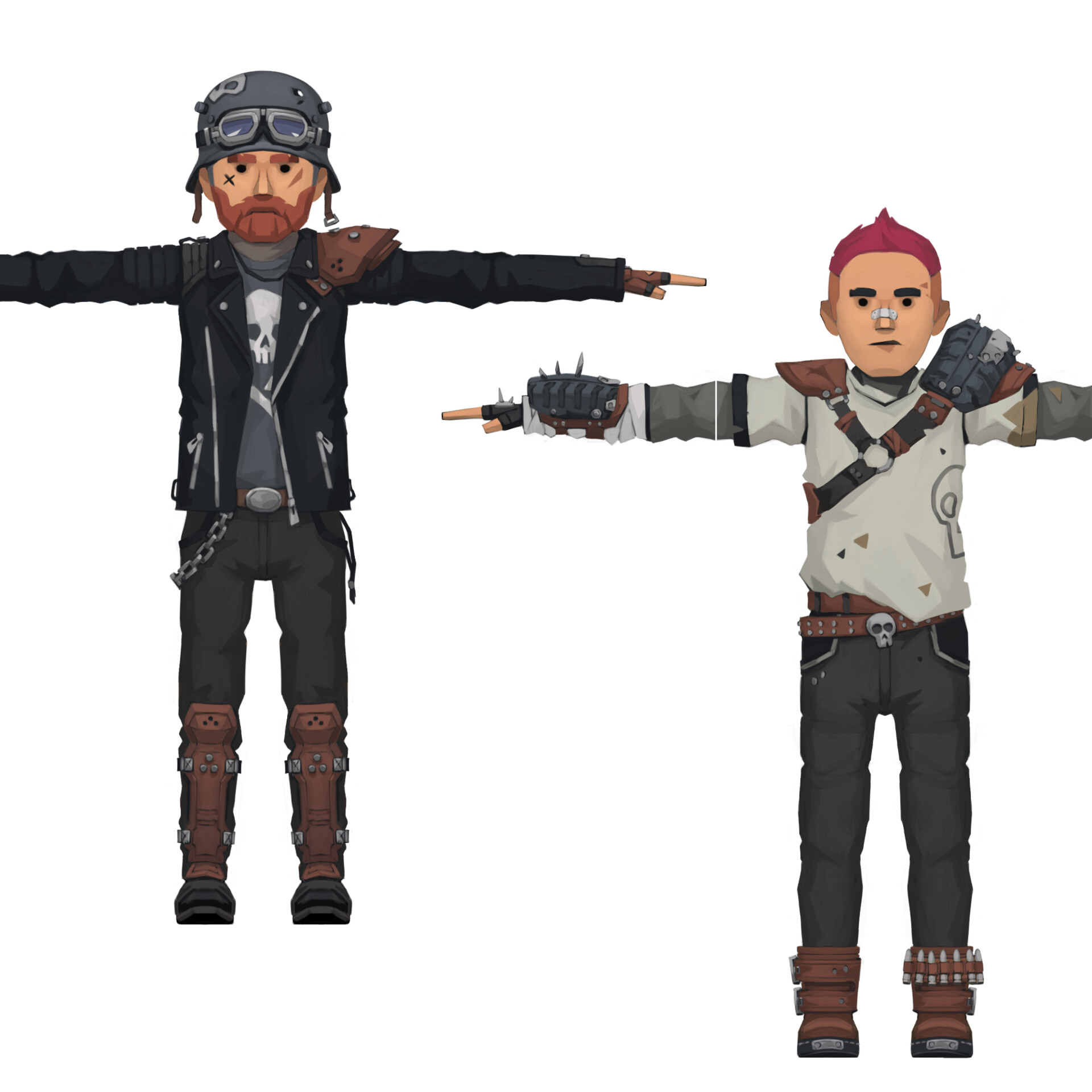 ArtStation - Raider and biker_concept art