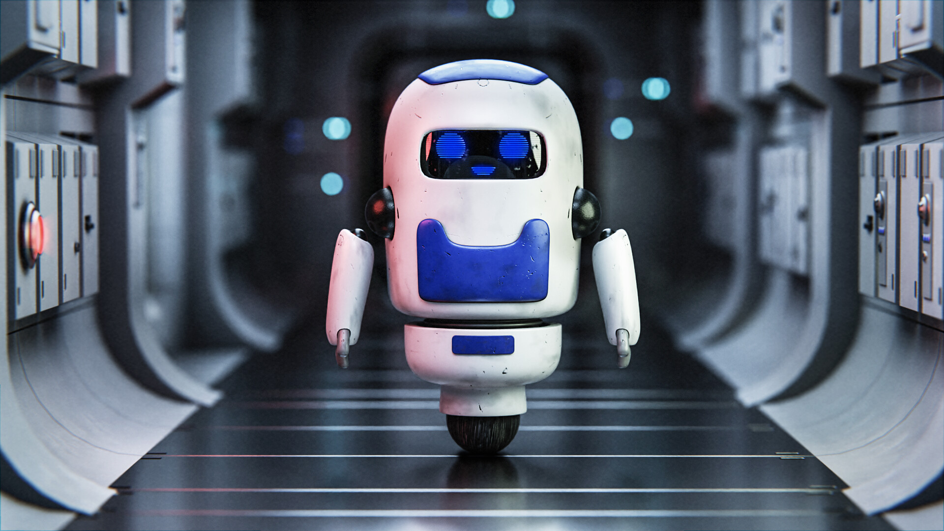 ArtStation - Dave The Worker Bot