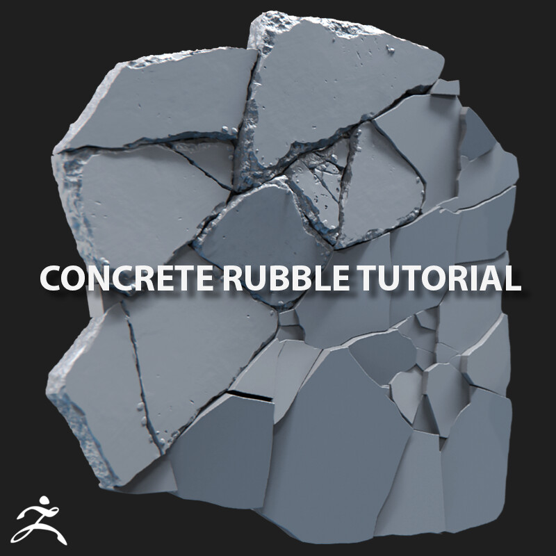 ArtStation - Concrete Rubble Tutorial