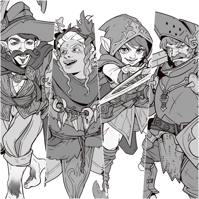 ArtStation - Halflings