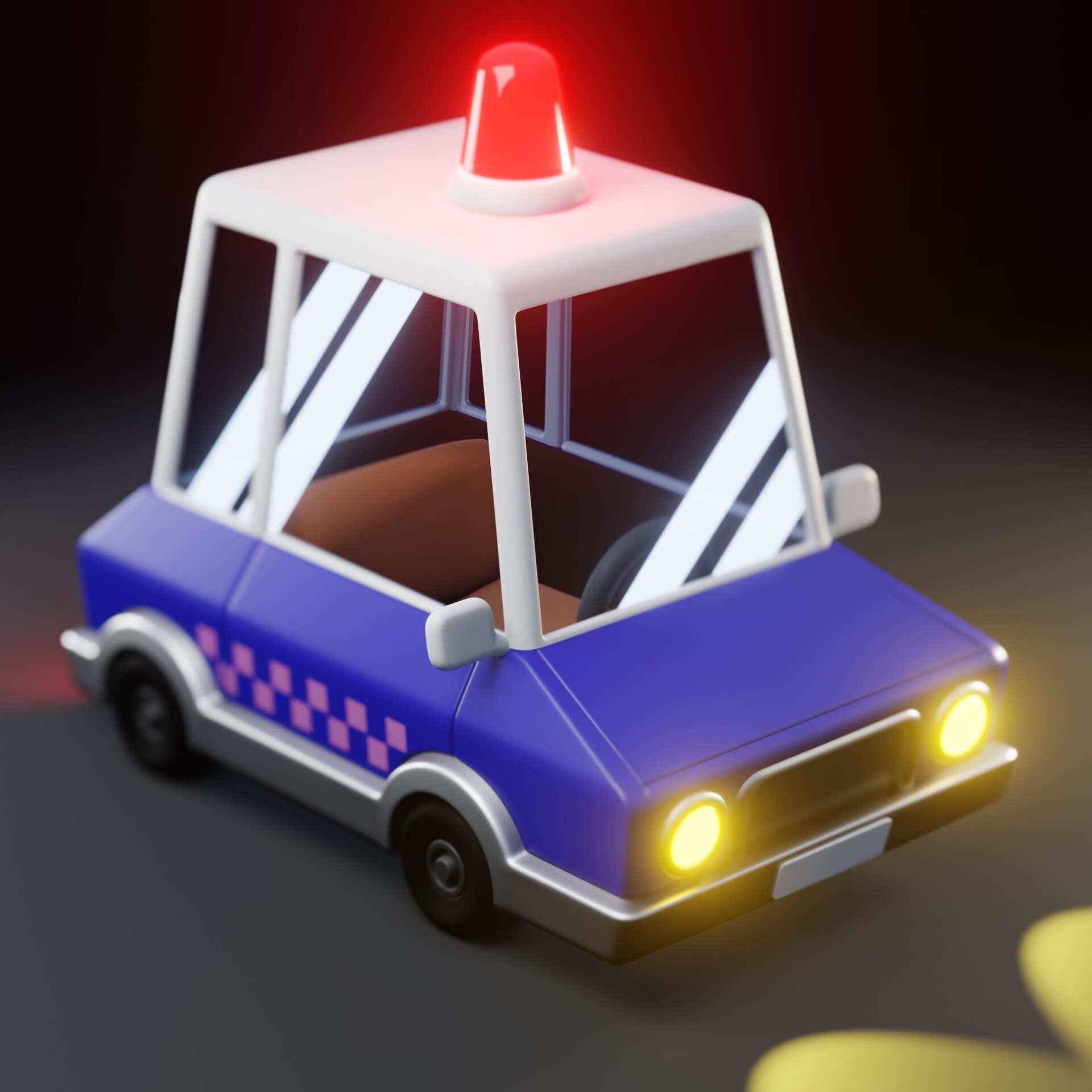 ArtStation - Blue Zoo Bootcamp - Police Car