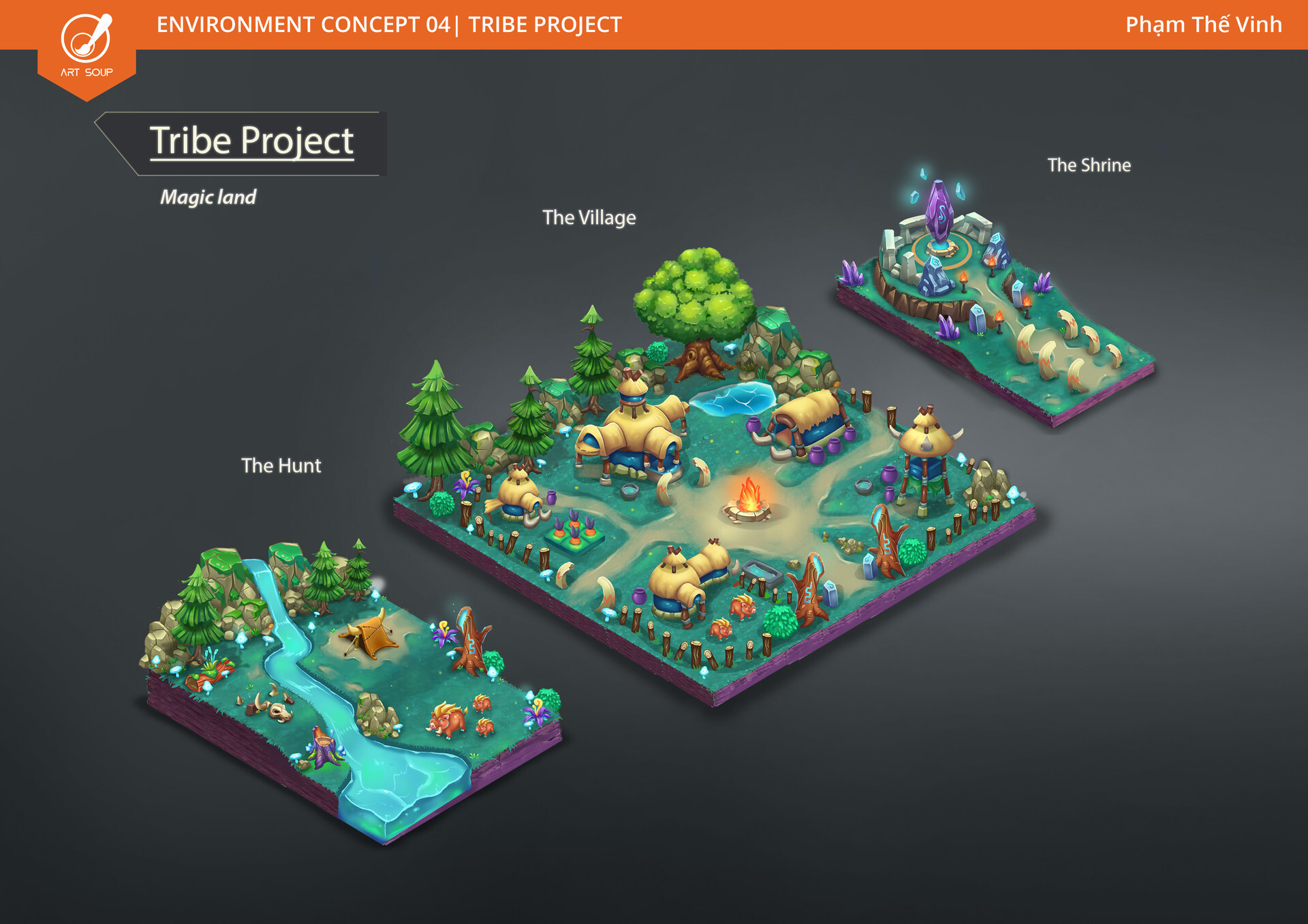 ArtStation - [Tribe Village]