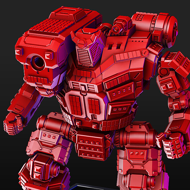 ArtStation - DRAGONBACK Mech