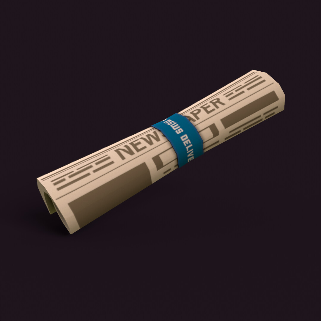 ArtStation - Stylized newspaper