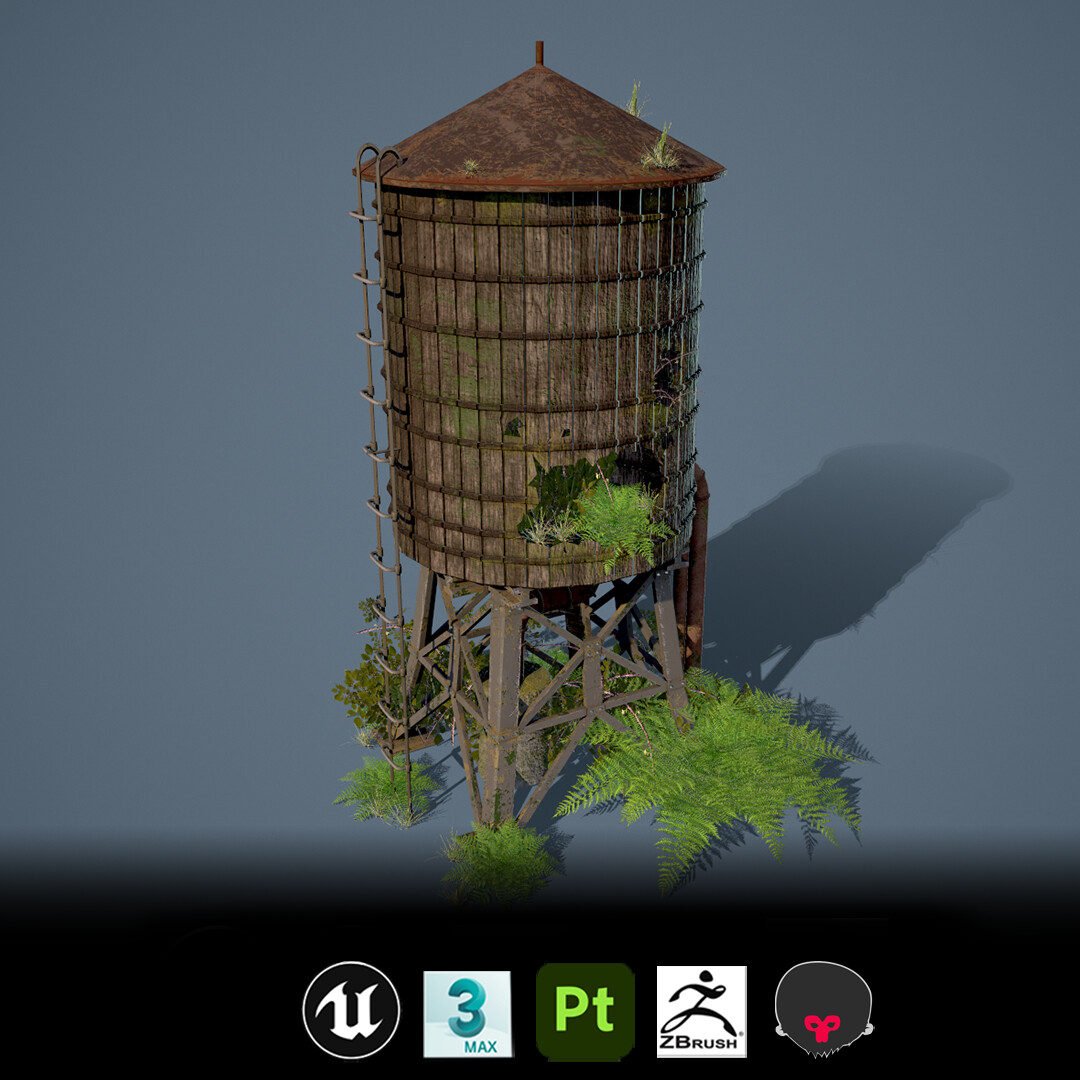 ArtStation - Water Tower