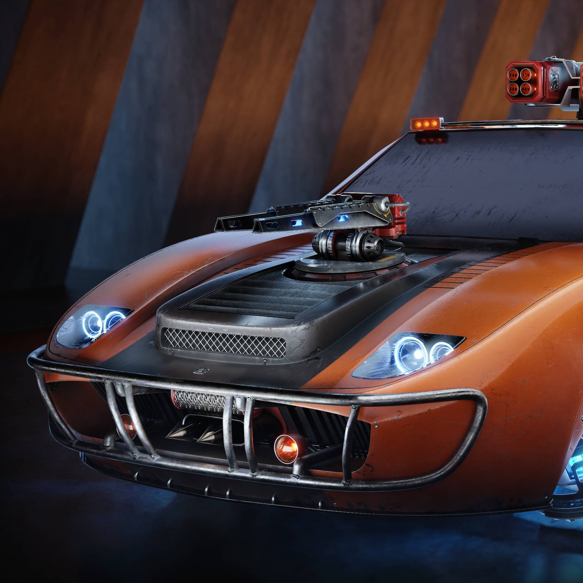 ArtStation - Cyber Warfare car concept