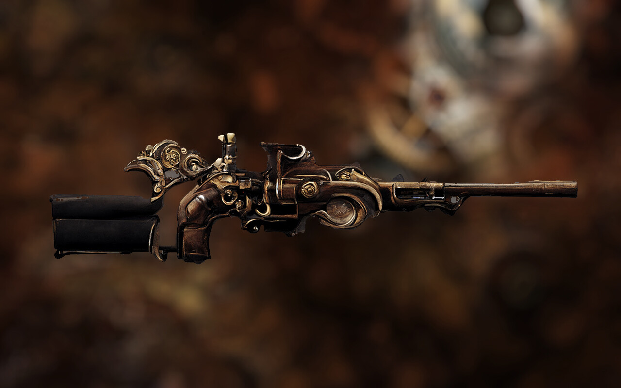 ArtStation - Steampunk Long Gun - Disco Diffusion / Ai