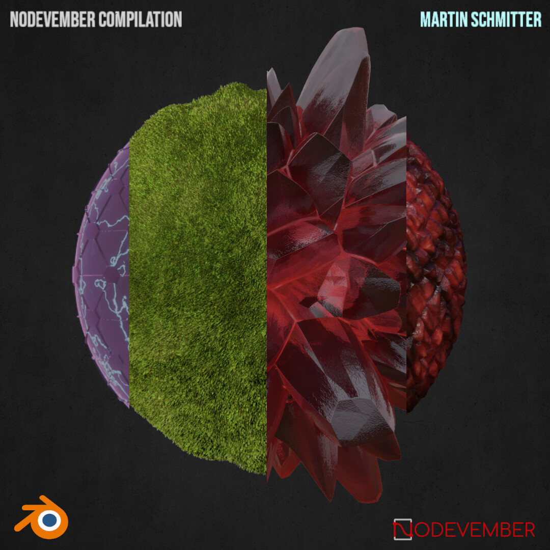 ArtStation - Nodevember 2019 Material Compilation