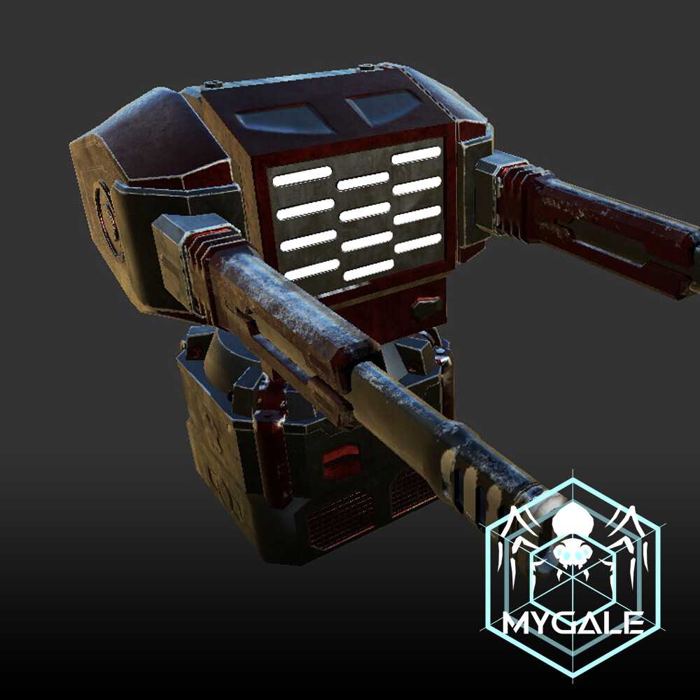 ArtStation - Sci-Fi Turret