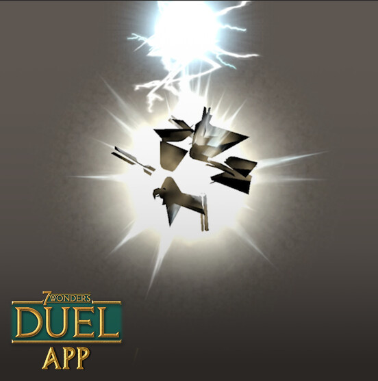 ArtStation - VFX Card - 7 Wonders Duel App