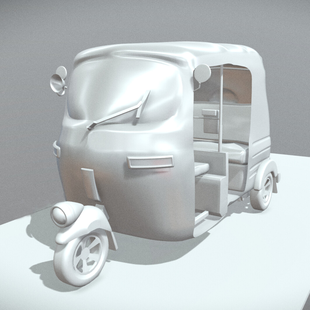 ArtStation - Auto Rickshaw