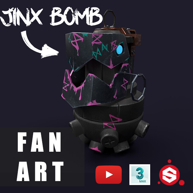 ArtStation - Jinx Bomb Fan Art