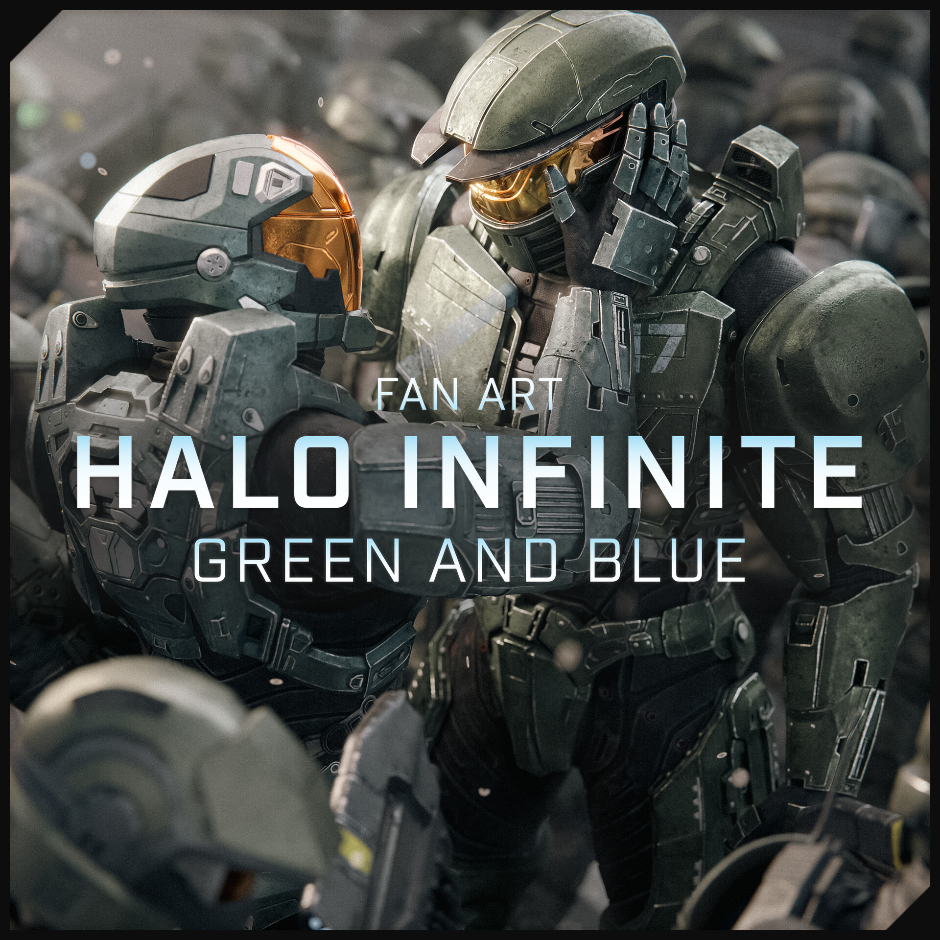 ArtStation - HALO INFINITE: Green and Blue