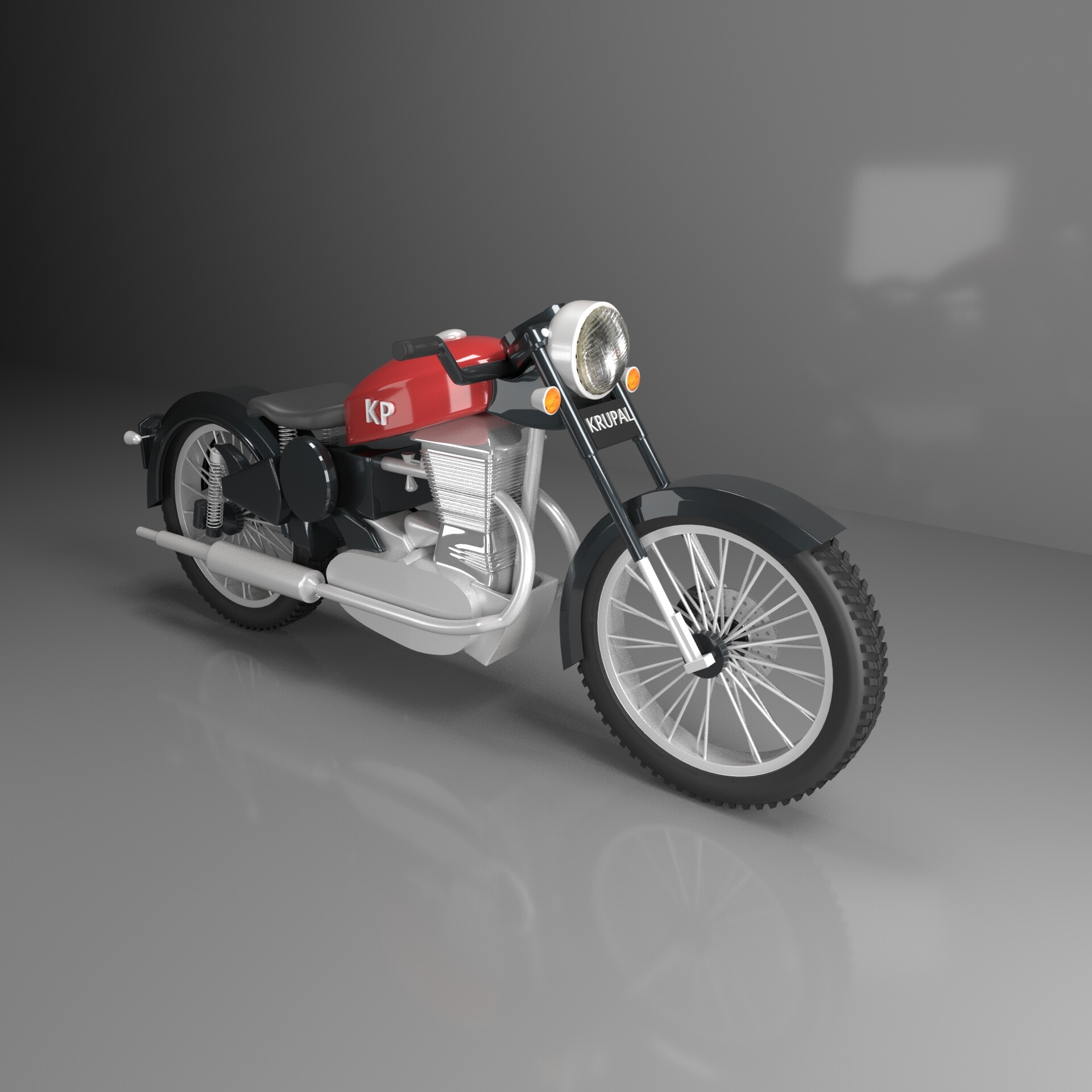 ArtStation - bullet bike 3d model