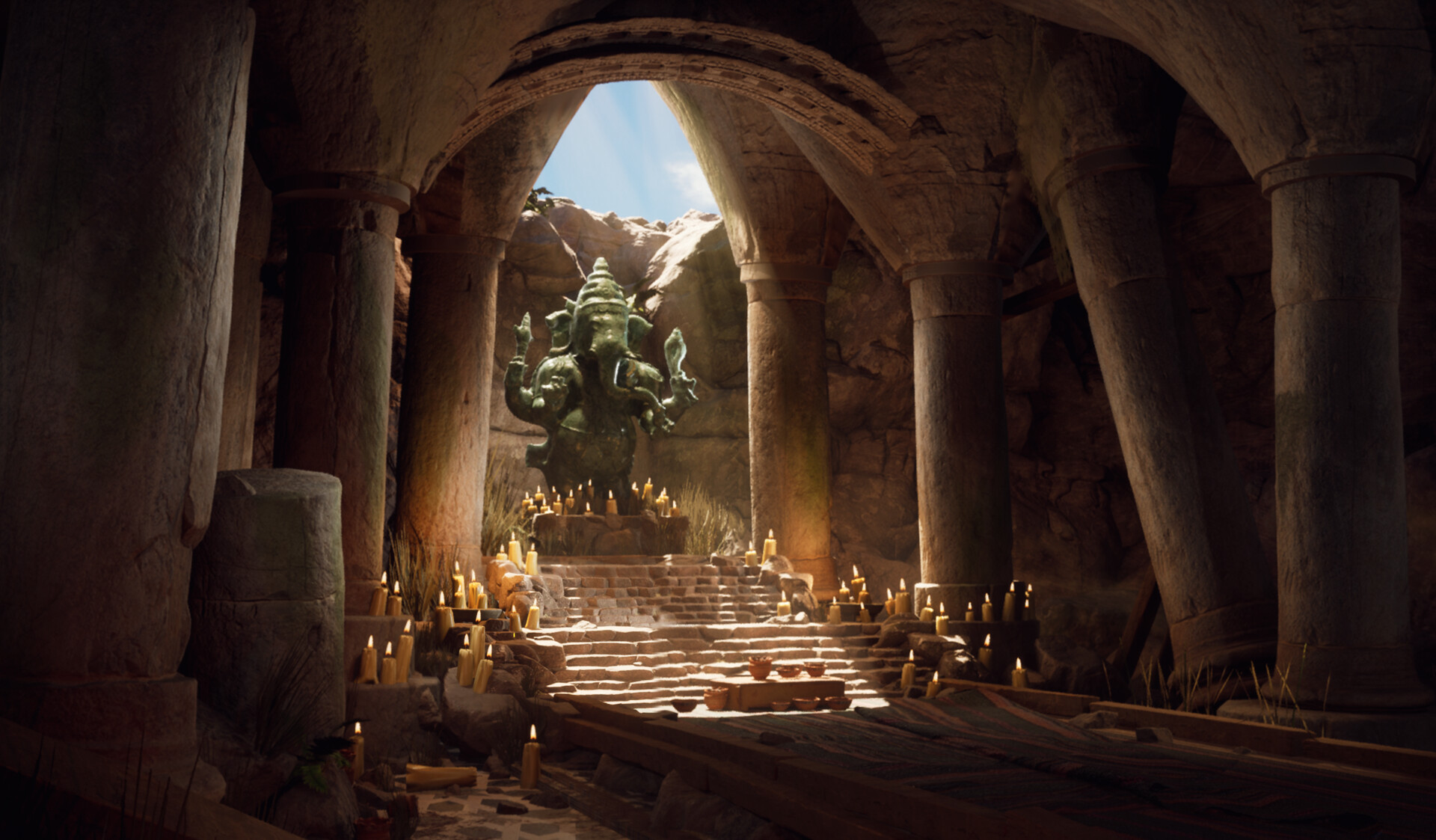 ArtStation - Shrine to Ganesh