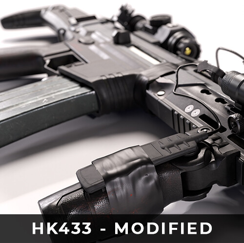 ArtStation - HK433 Assault rifle - modified