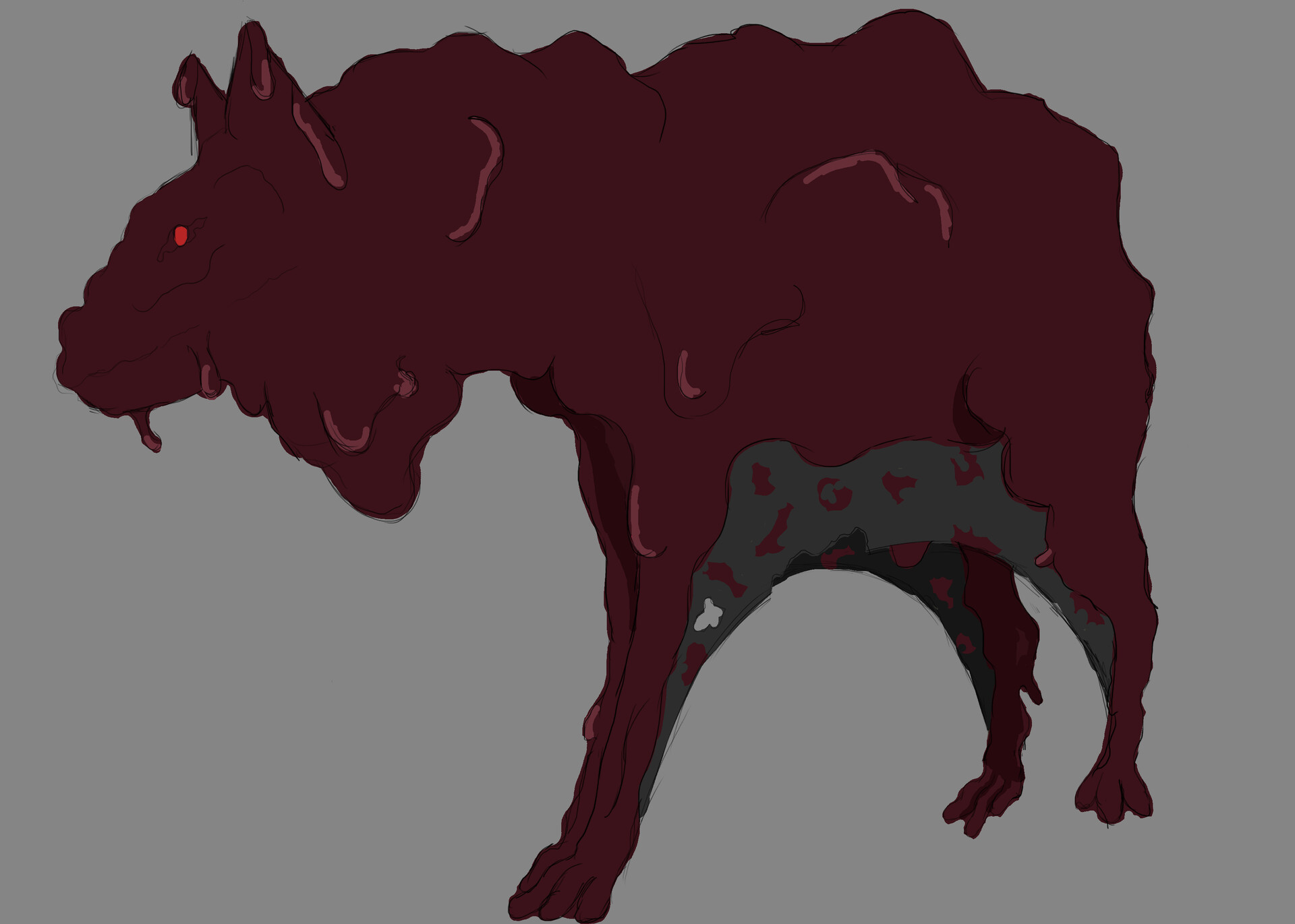 ArtStation - Black Shuck Concept Colour Testing (3 of 3)