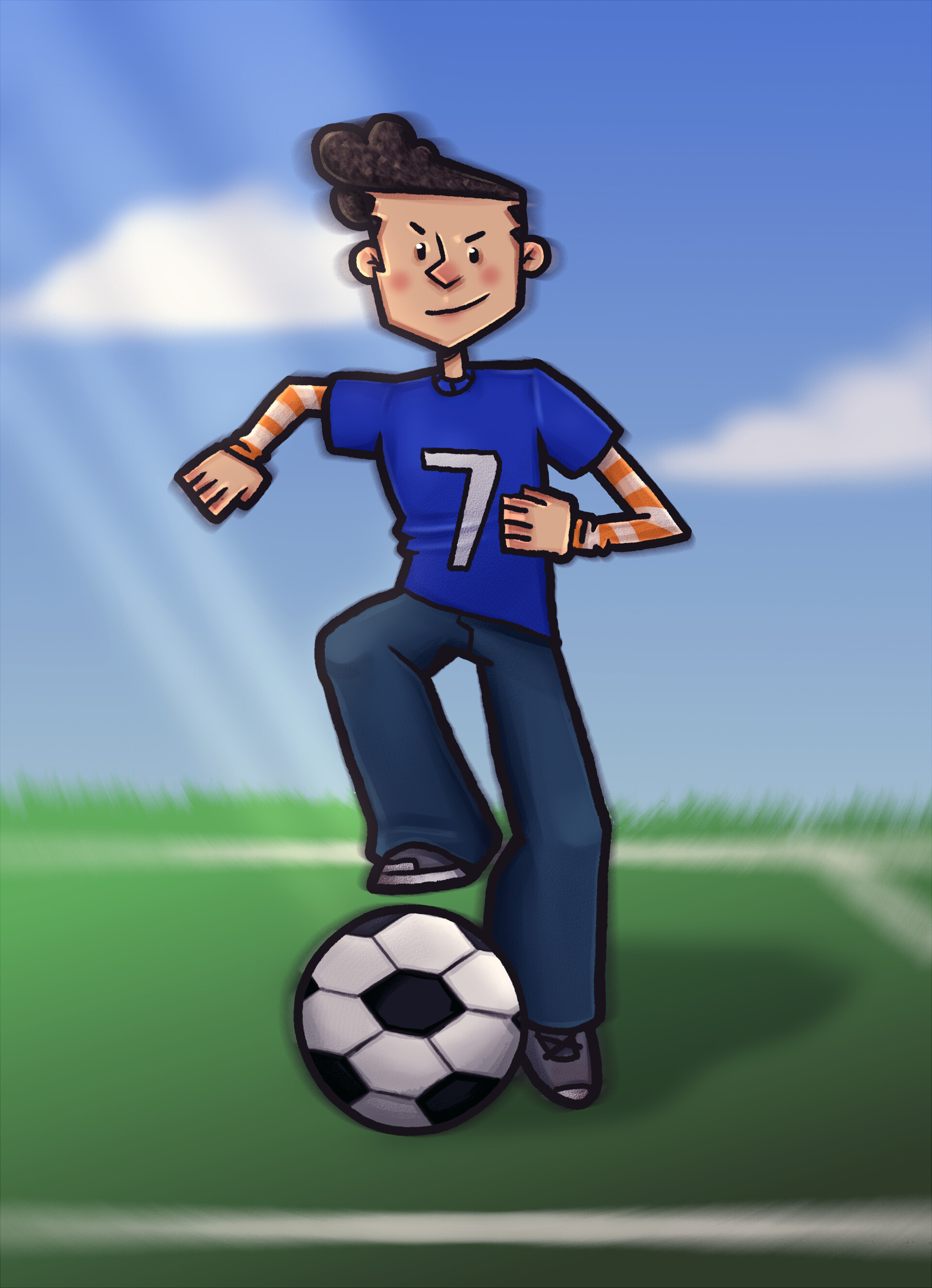 ArtStation - Football player - Mini AR Project