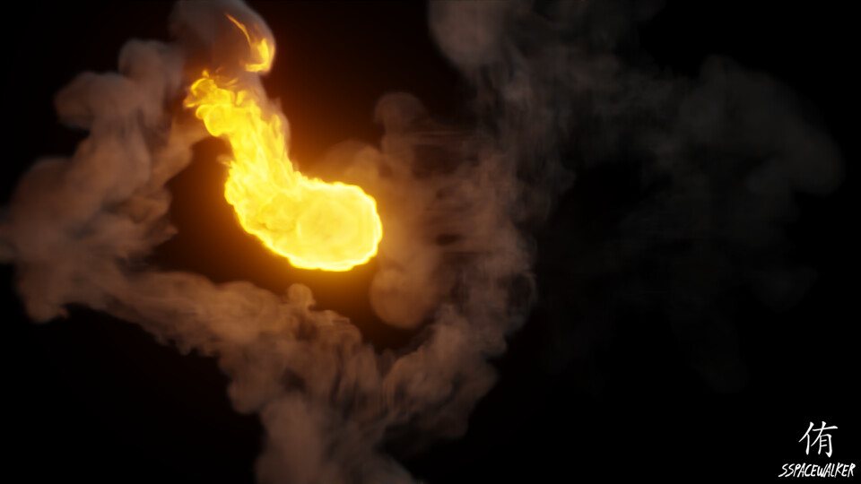 ArtStation - Fireball VFX