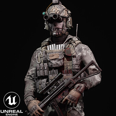 ArtStation - Soldier Night Vision