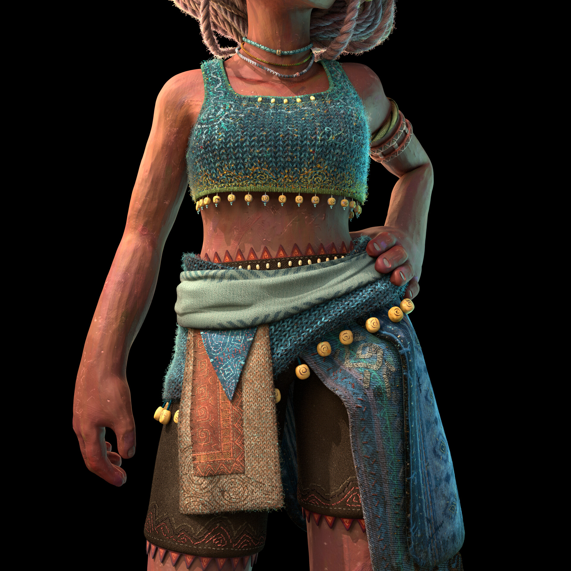 ArtStation - Cloth - Modeling & Texturing