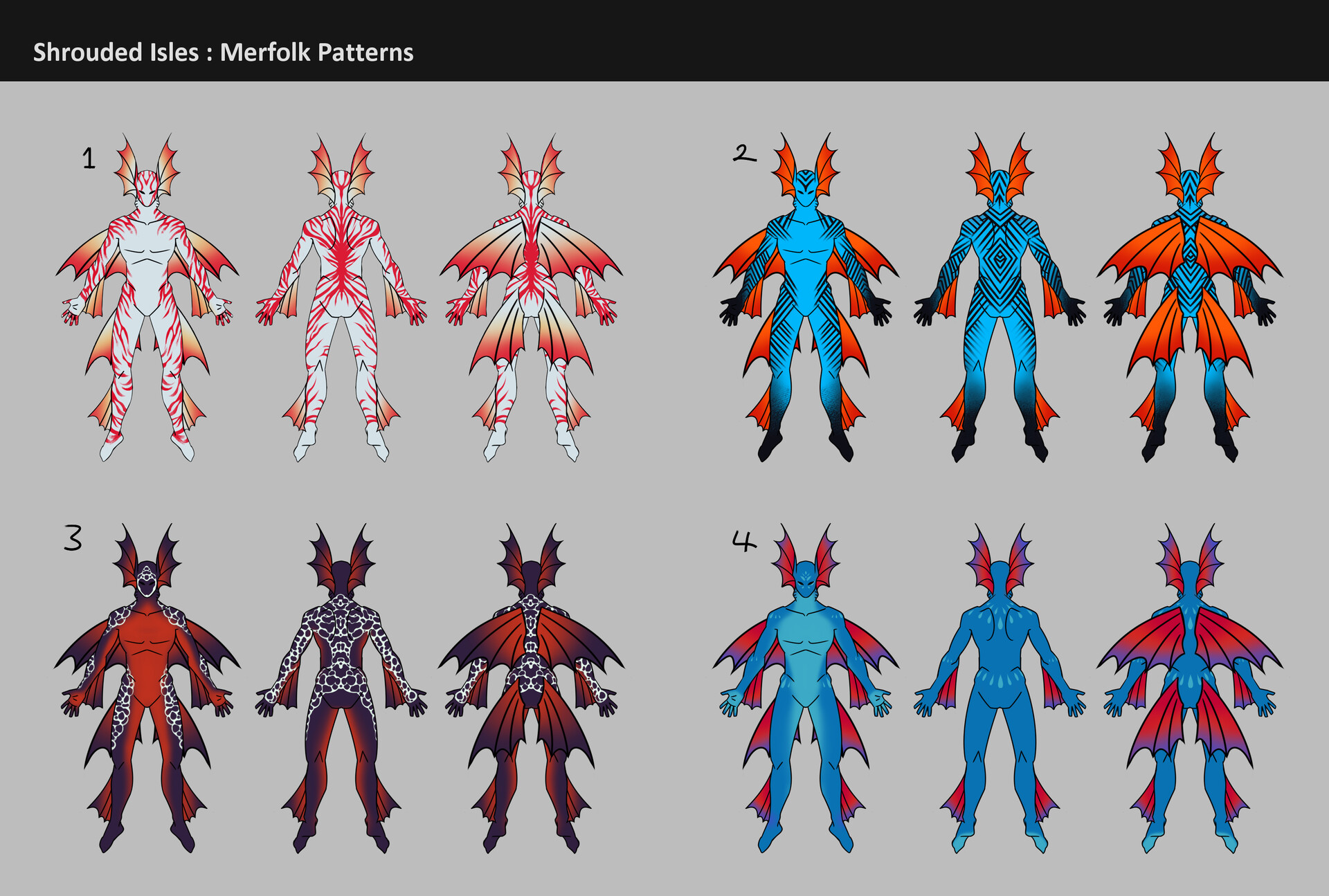 ArtStation - Merfolk Character Design