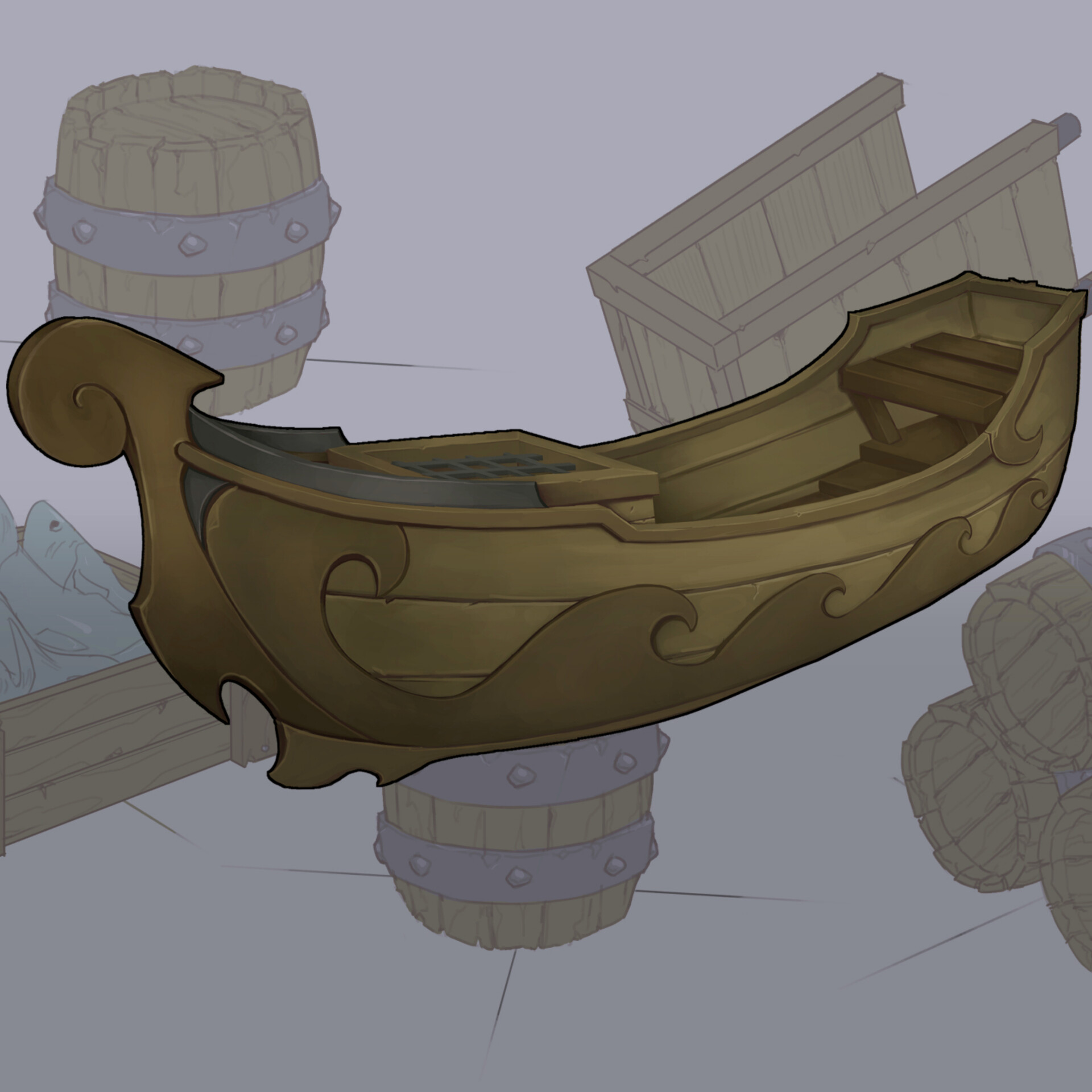 ArtStation - Fisherman Props