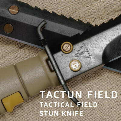 ArtStation - Tactical Field Stun Knife