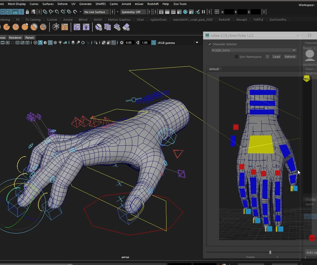 ArtStation - Hand rig and animation