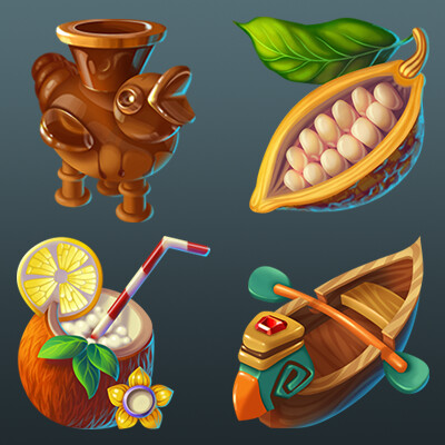 ArtStation - Tikal icons