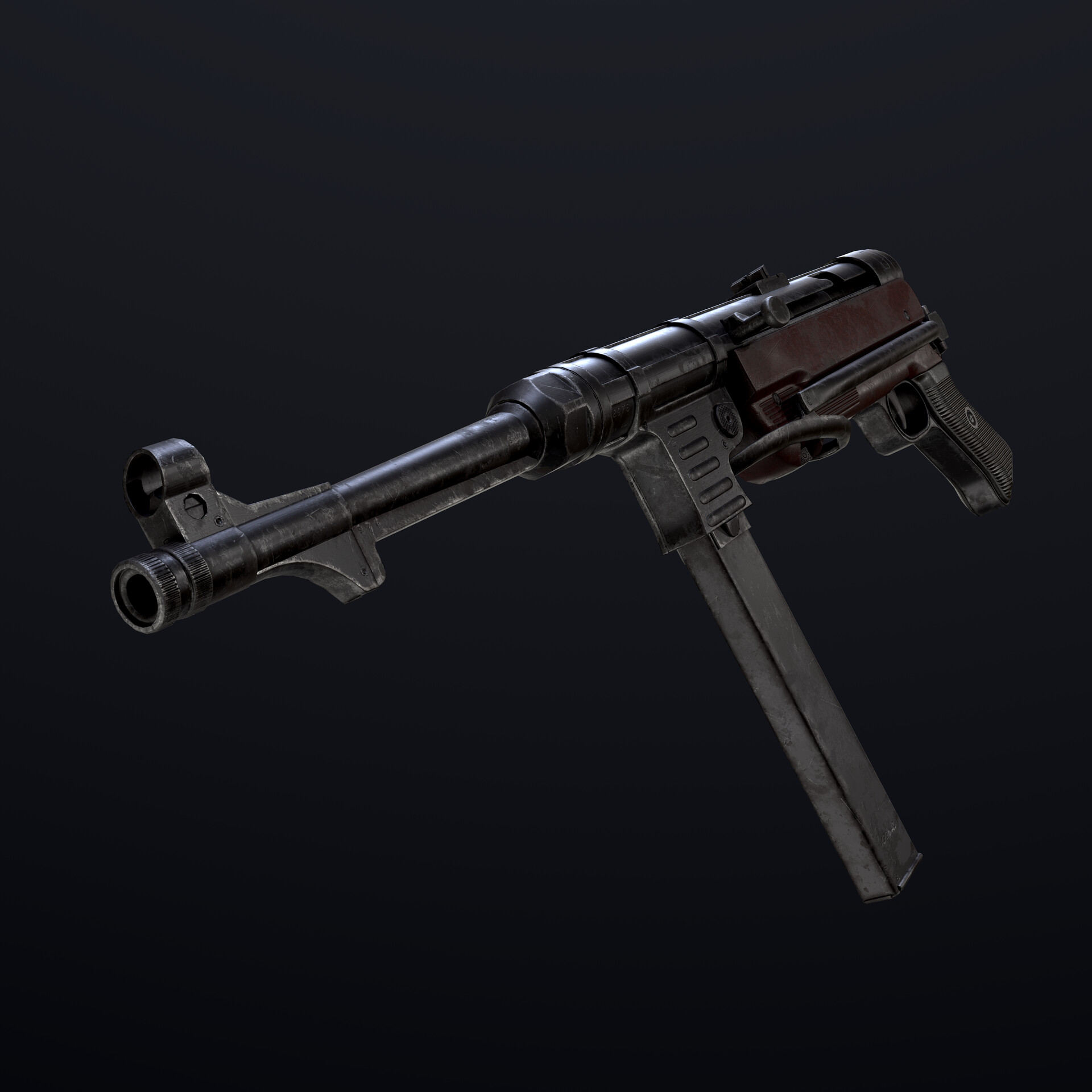 ArtStation - Submachine gun MP-40