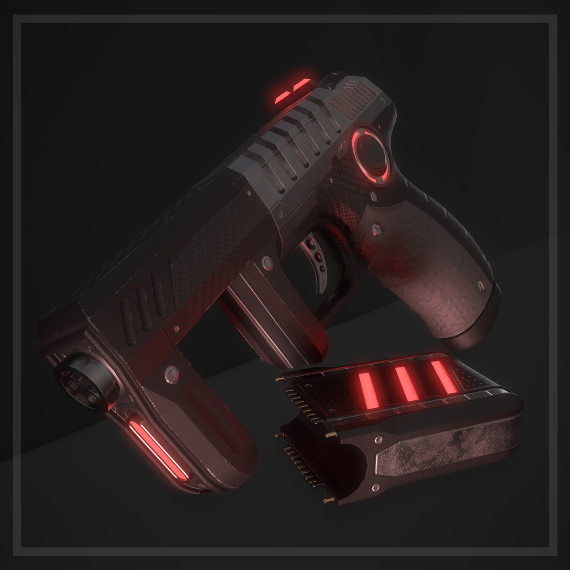 ArtStation - Sci Fi Pistol