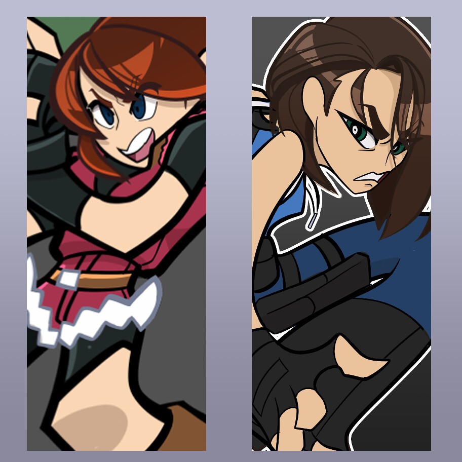 ArtStation - Claire and Jill