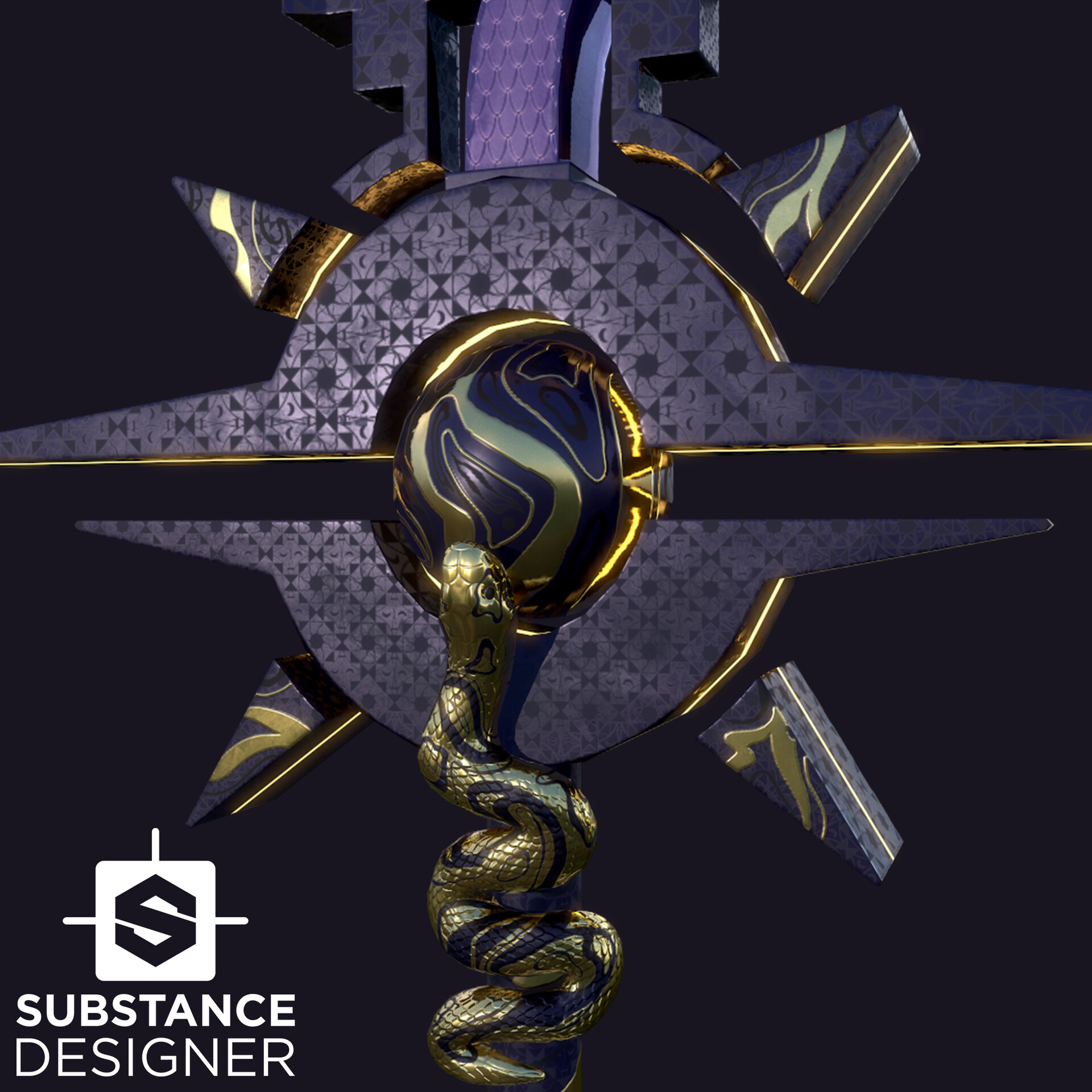 ArtStation - Snake Eclipse Sword