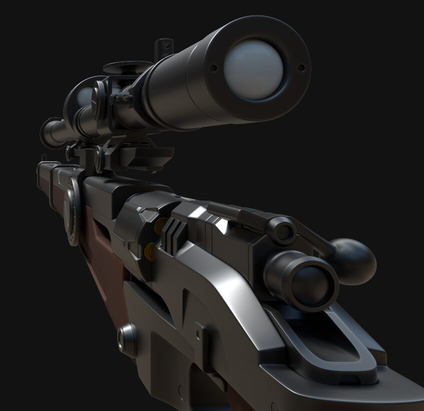 ArtStation - Jakobs Sniper Rifle - Borderlands Fanart