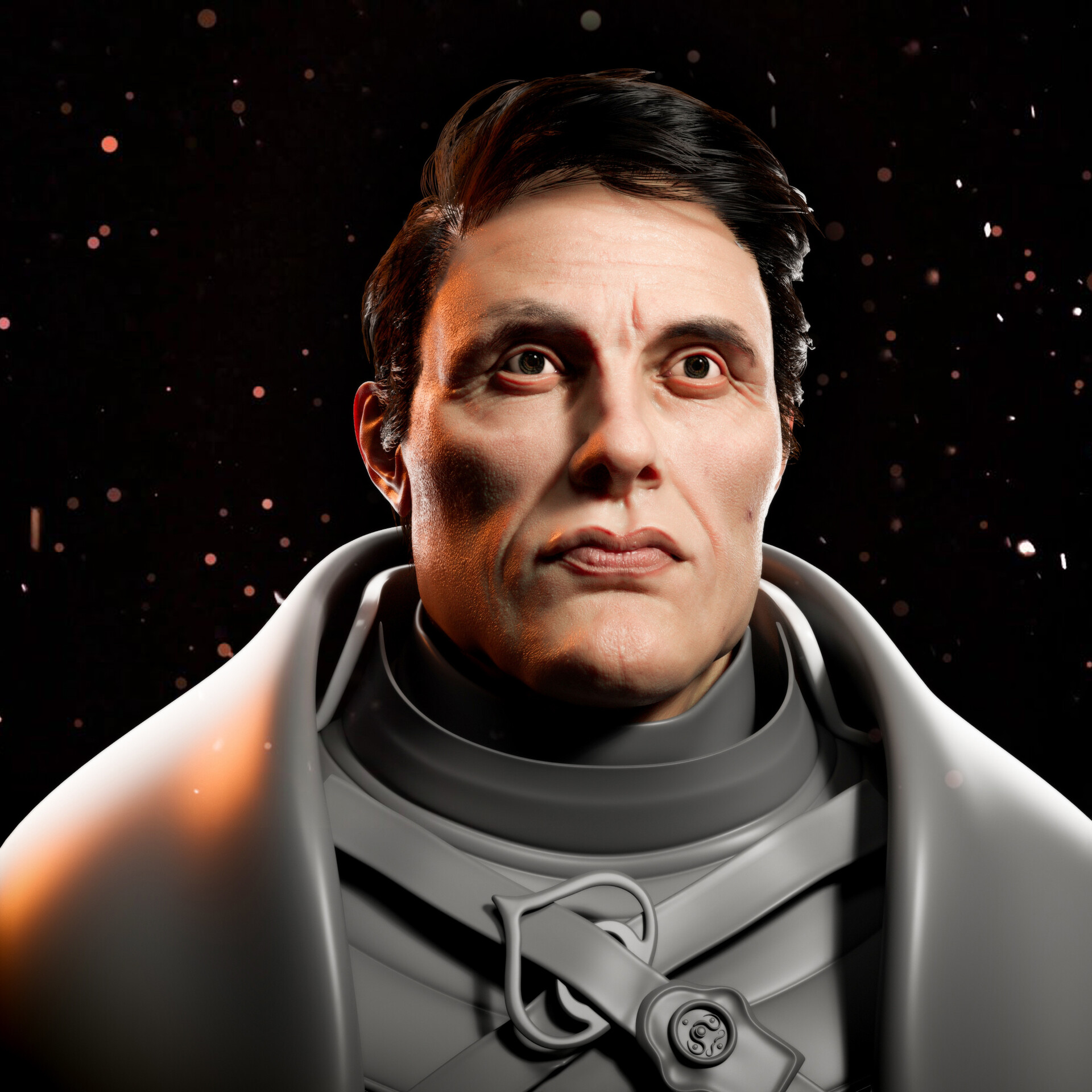 ArtStation - First try TheCharacter modeling